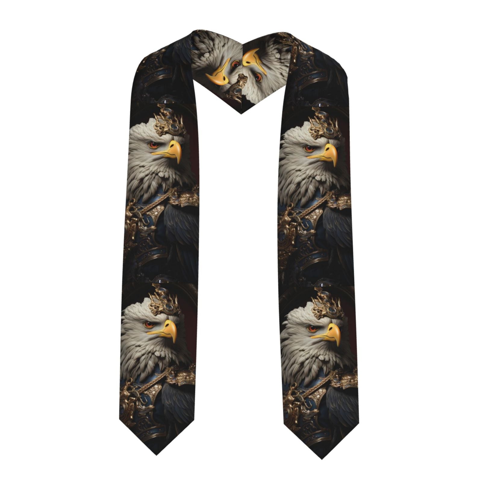 Jgfou Noble Style Bald Eagle Print Graduation Stoles, Unisex Adult ...