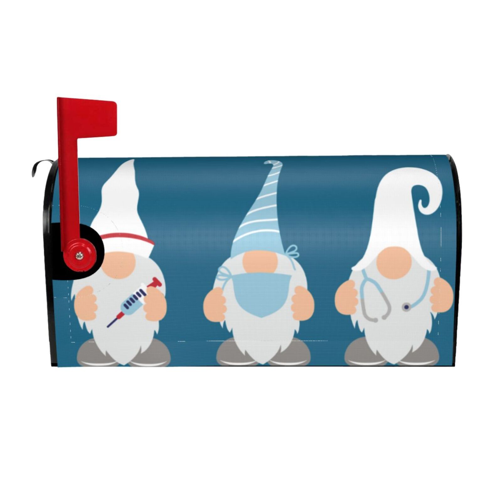 Jgfou Nurse Doctor Gnomes Mailbox Covers Magnetic 21x18 in Mailbox ...