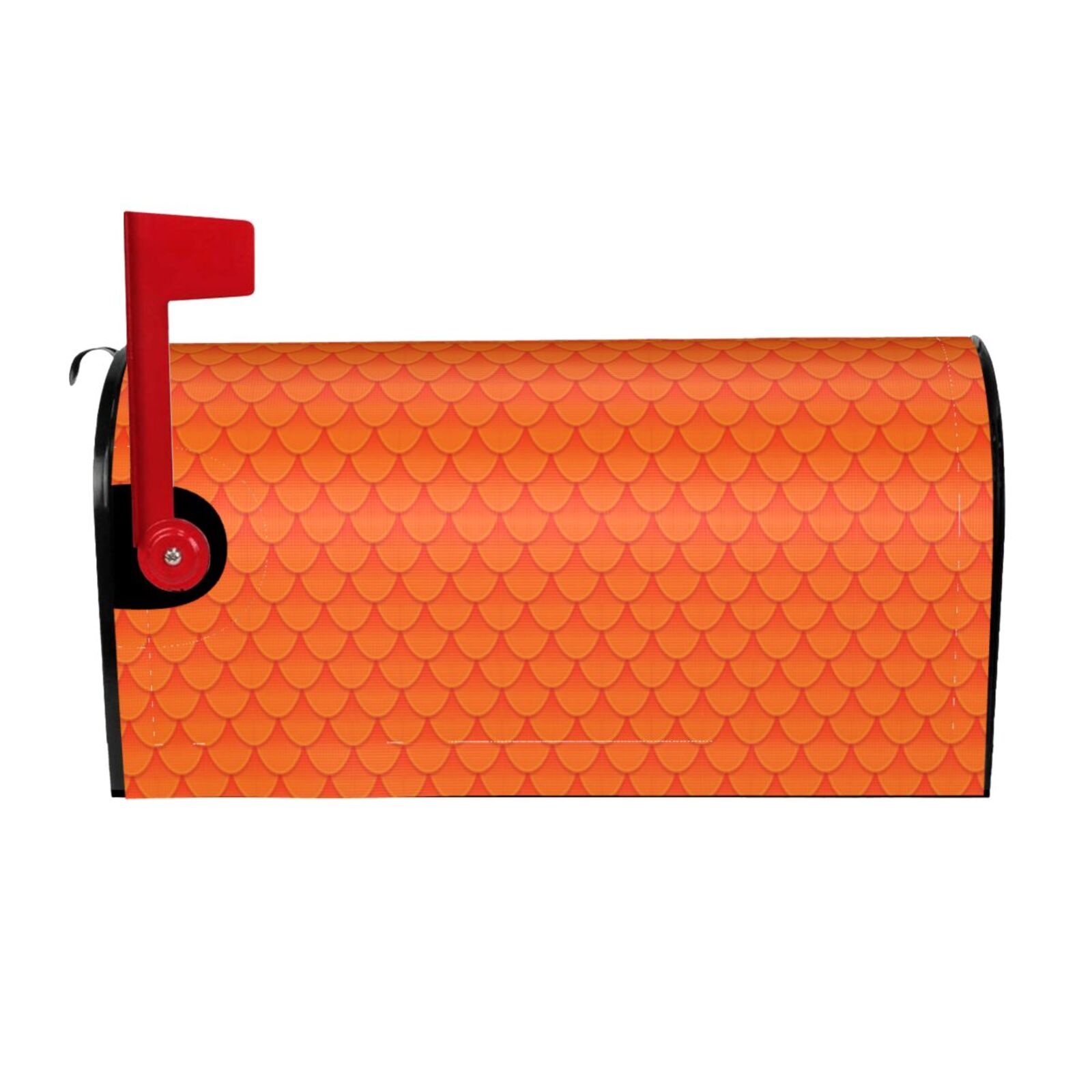 Jgfou Orange Scales Mailbox Covers Magnetic 21x18 in Mailbox Wraps Post ...