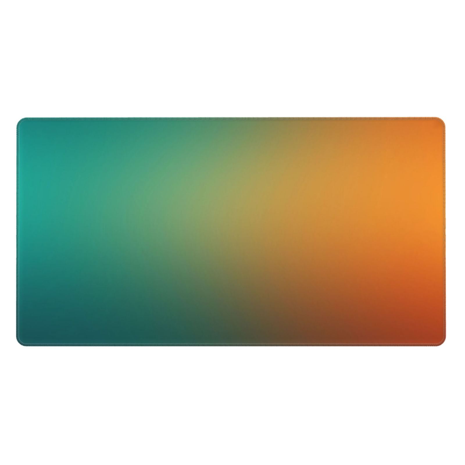 Jgfou Orange To Teal Gradient Style Large Gaming Mouse Pad Desk Mat Long Non-Slip Rubber ...
