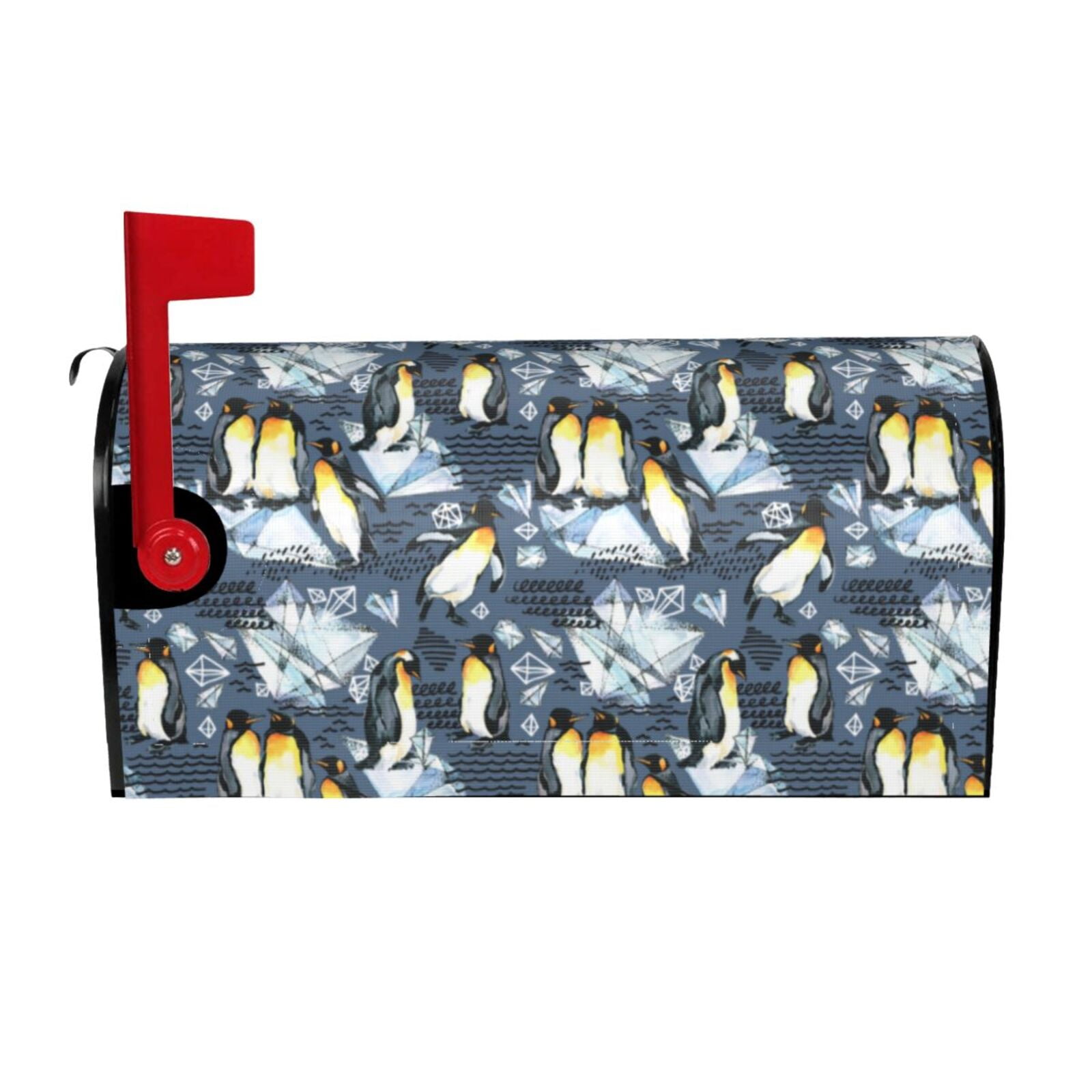 Jgfou Penguin Arctic Adventure Mailbox Covers Magnetic 25.5x21 in ...