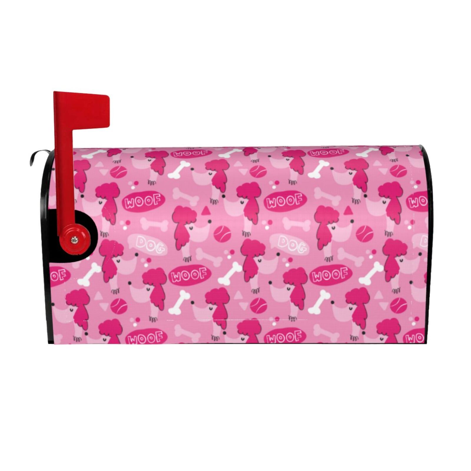 Jgfou Poodle Dog Mailbox Covers Magnetic 21x18 in Mailbox Wraps Post ...