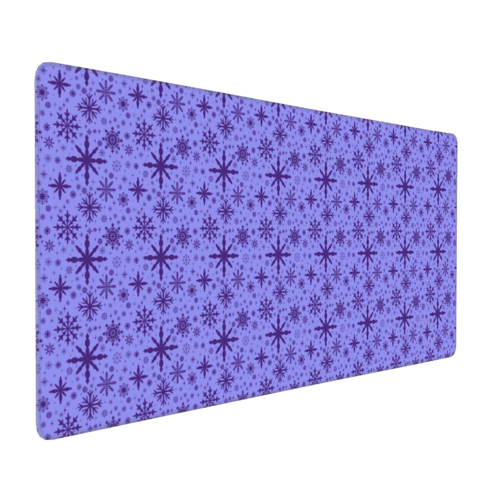 Jgfou Purple Snowflake Elegance Print Large 16x35.5in Mouse Pad ...