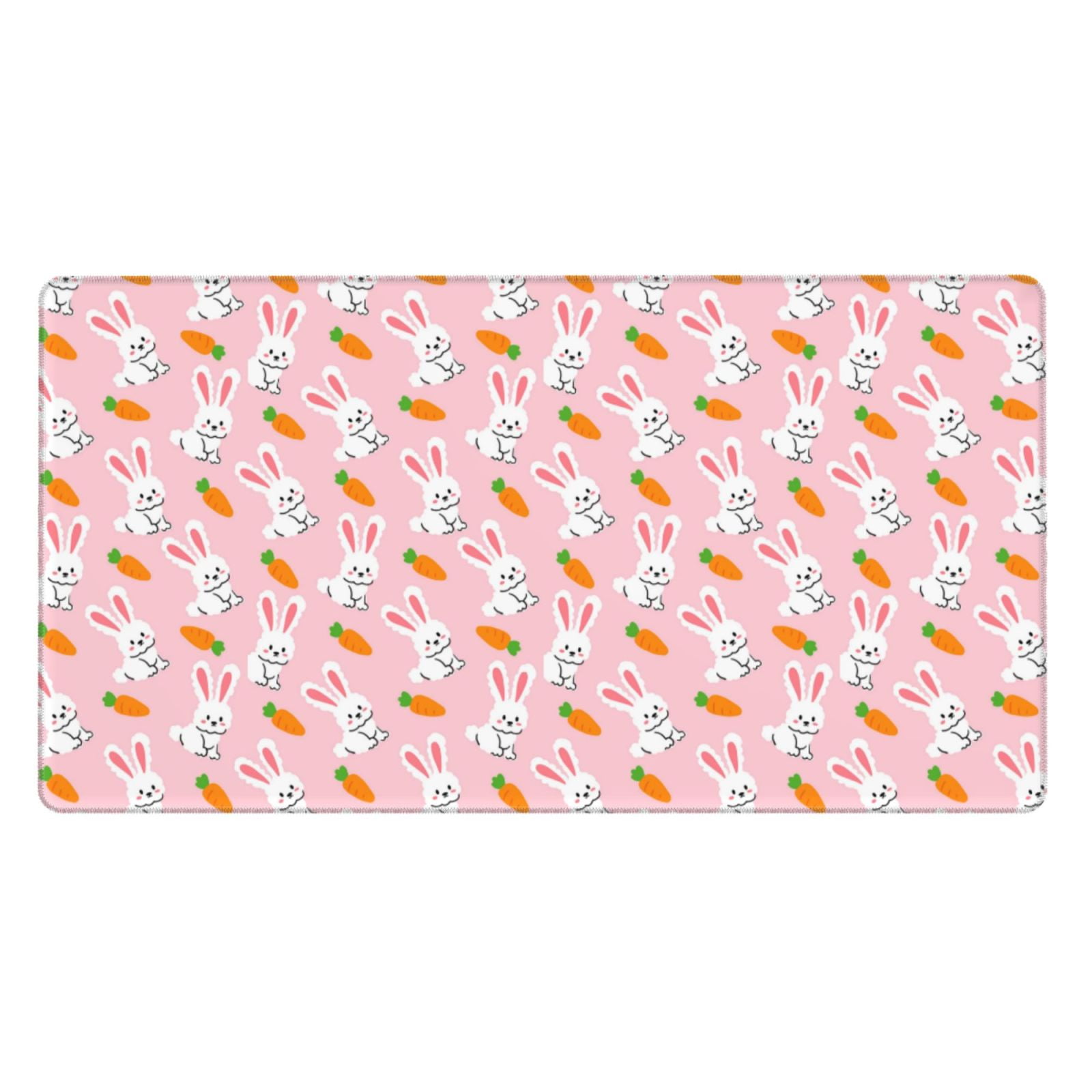 Jgfou Rabbit And Carrot Style Large Gaming Mouse Pad Desk Mat Long Non ...