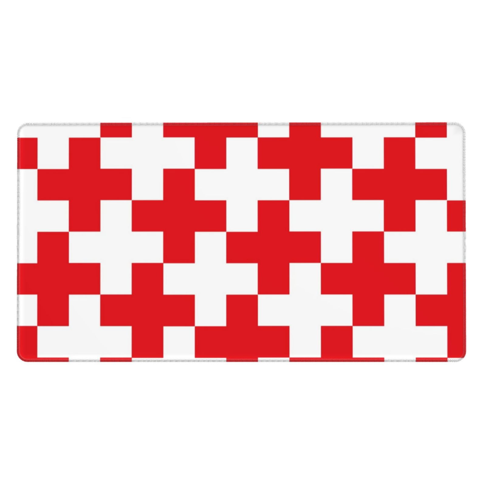 Jgfou Red Cross 1 Style Large Gaming Mouse Pad Desk Mat Long Non-Slip ...