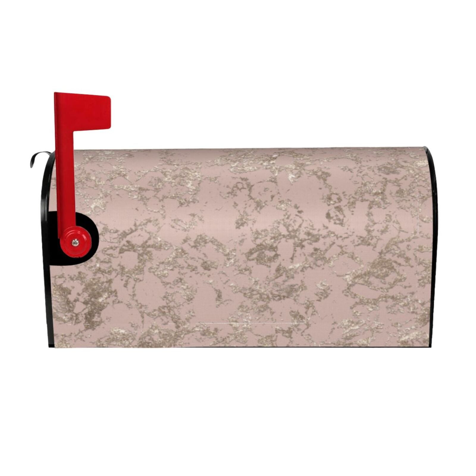 Jgfou Rose Gold Marble Texture Mailbox Covers Magnetic 25.5x21 in ...