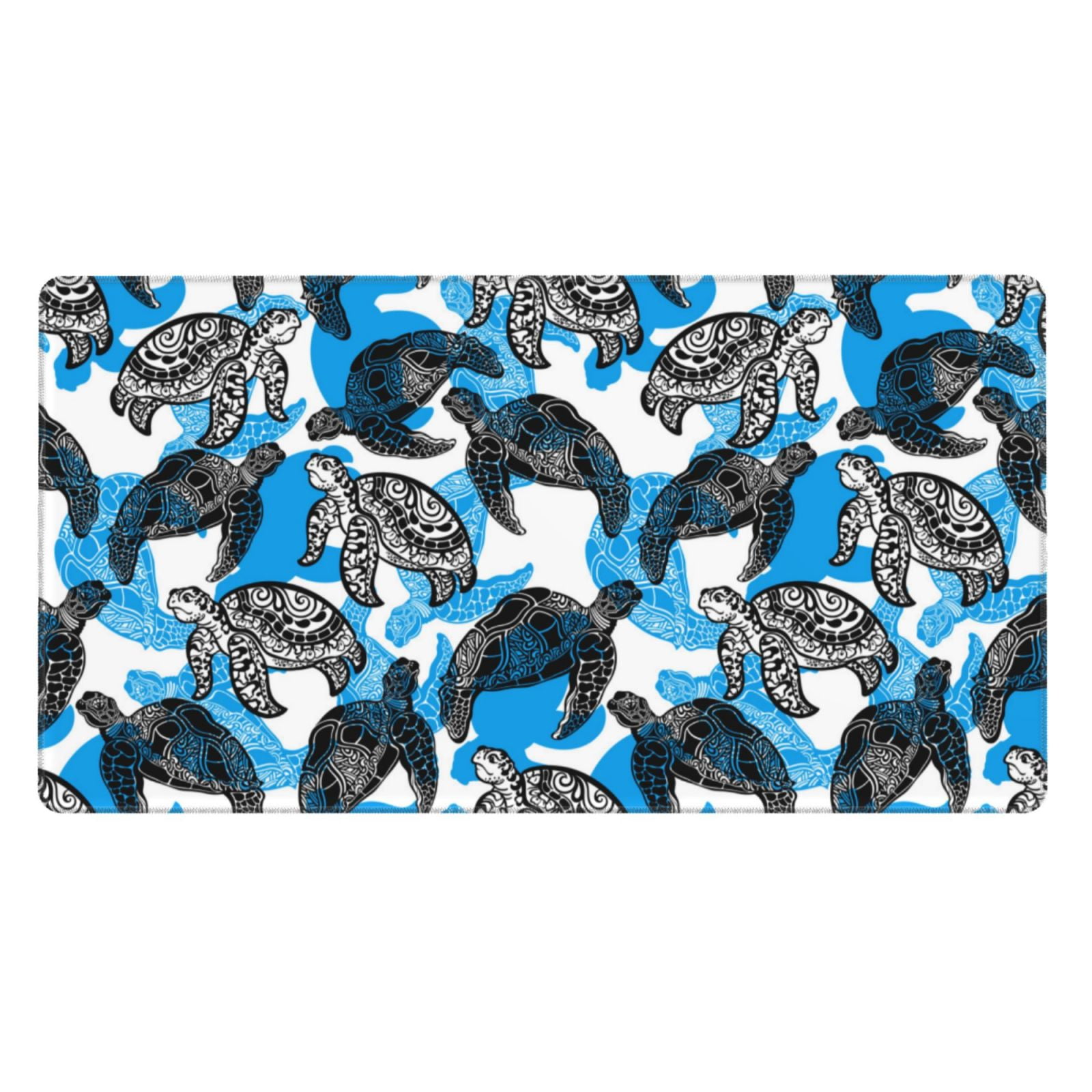 Jgfou Sea Turtle Life Style Large Gaming Mouse Pad Desk Mat Long Non ...