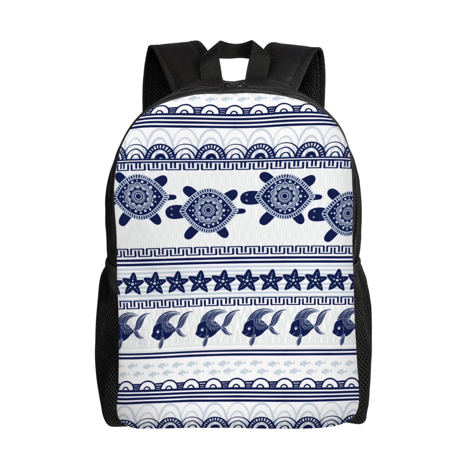 Jgfou Sea Underwater Turtles Print Small Travel Laptop Backpack for ...