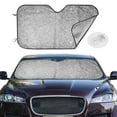 Jgfou Silver Mosaic Windshield Sun Shades Car Sun Shade For Front