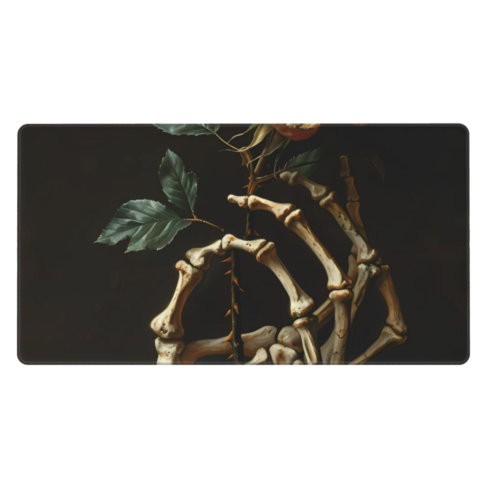 Jgfou Skeleton Hand Rose Butterfly Style Large Gaming Mouse Pad Desk ...