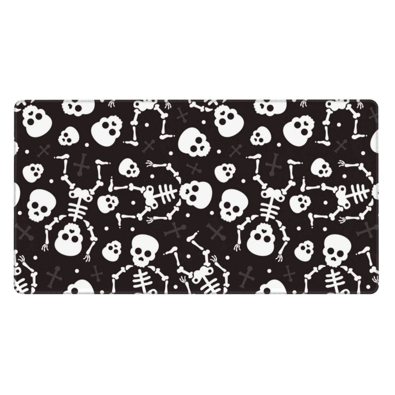 Jgfou Skeleton Style Large Gaming Mouse Pad Desk Mat Long Non-Slip ...