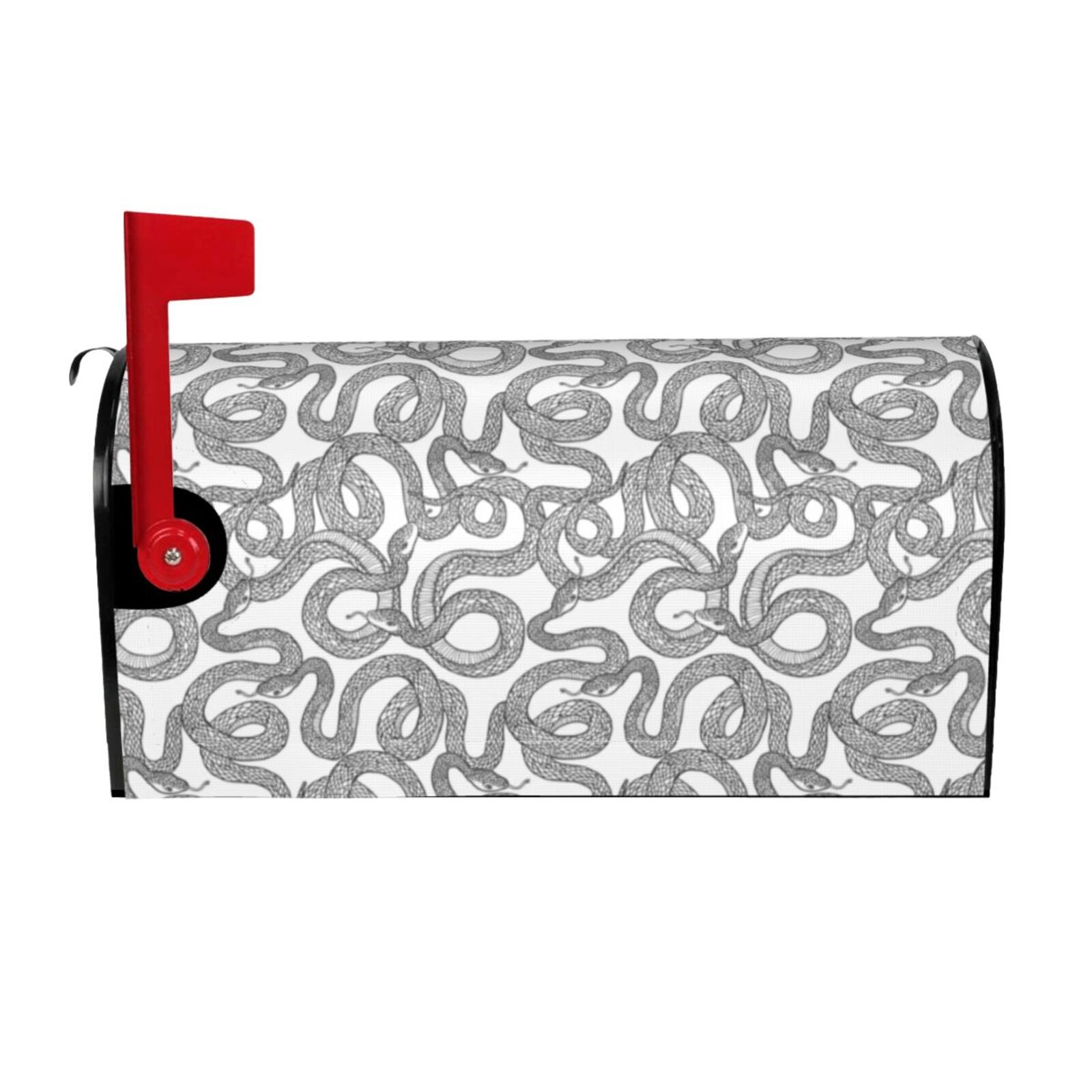 Jgfou Snake Mailbox Covers Magnetic Mailbox Wraps Post Letter Box Cover ...