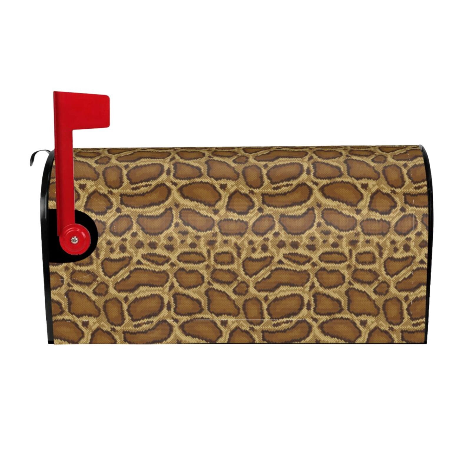 Jgfou Snake Skin Mailbox Covers Magnetic 21x18 in Mailbox Wraps Post ...