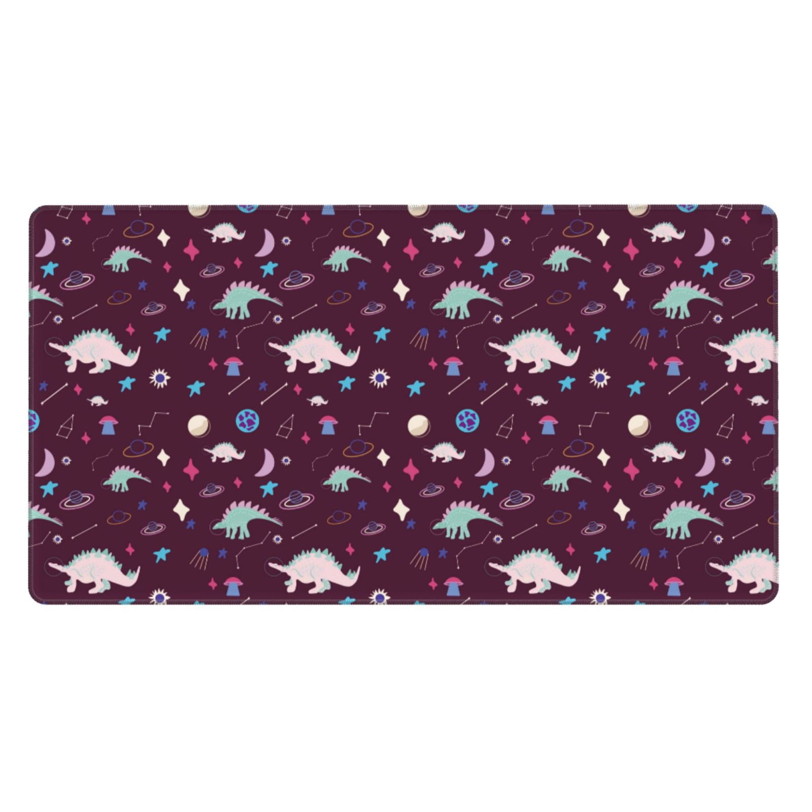 Jgfou Space Dinosaur Style Large Gaming Mouse Pad Desk Mat Long Non ...