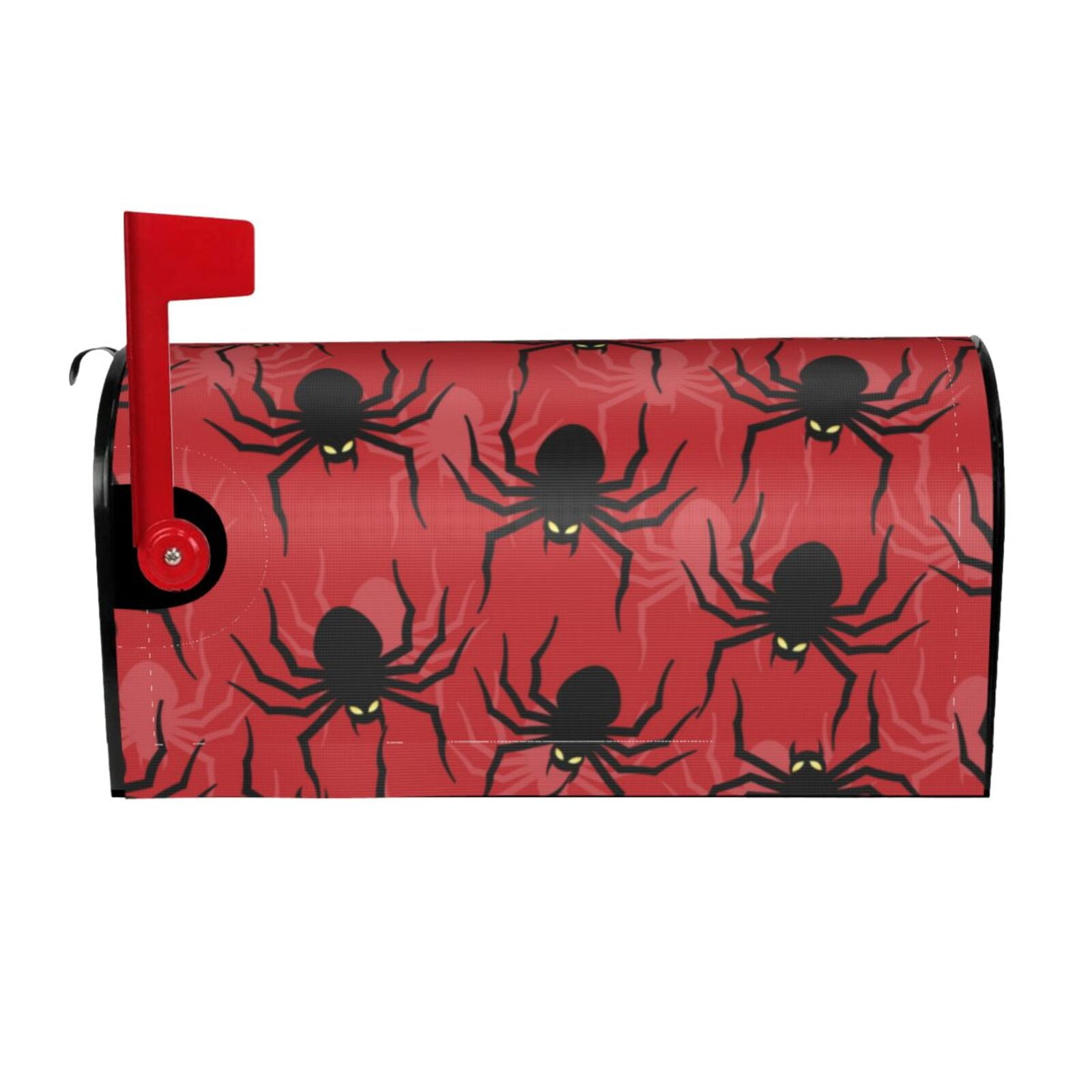 Jgfou Spider Mailbox Covers Magnetic 21x18 in Mailbox Wraps Post Letter ...