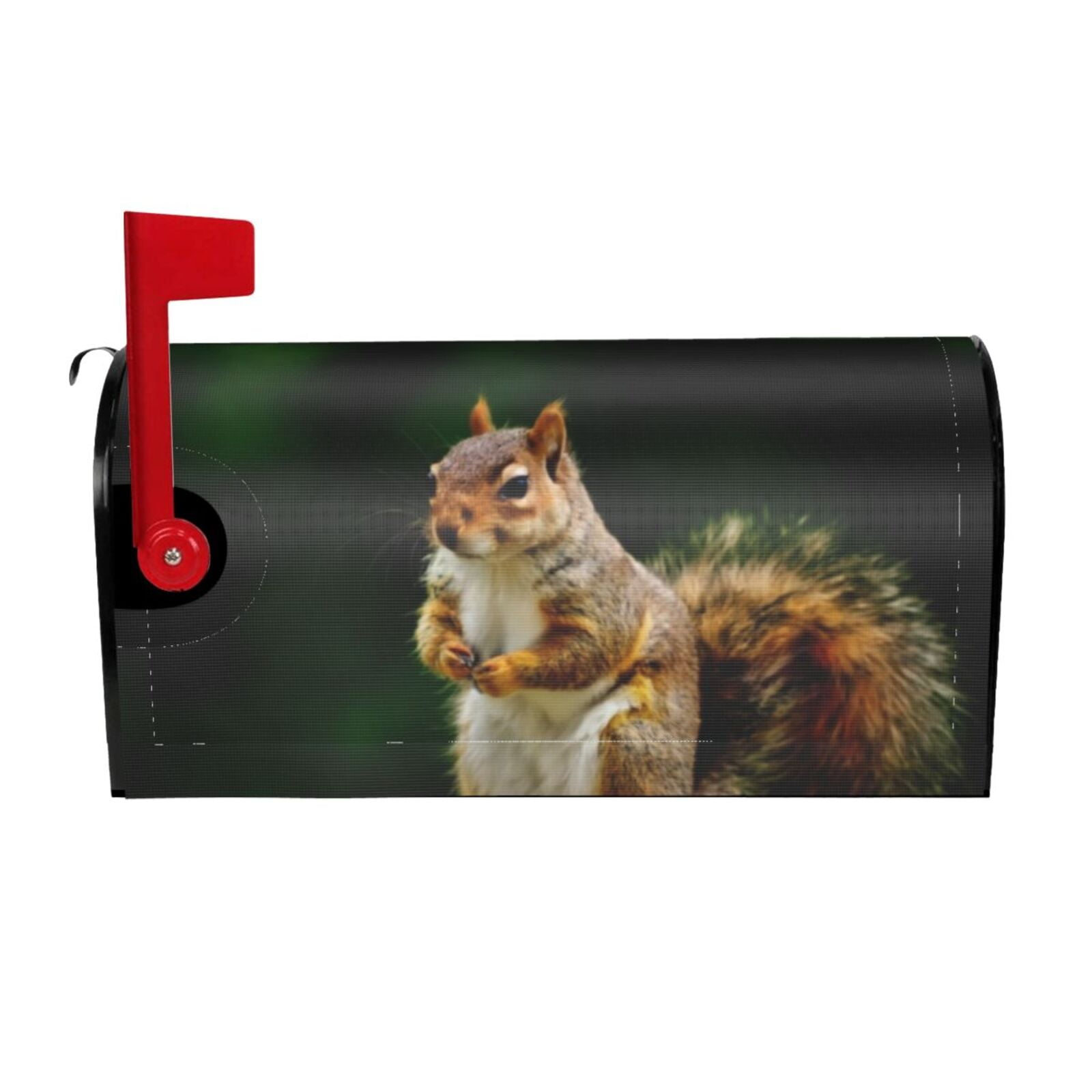 Jgfou Squirrels Eating Peanuts On The Tree Mailbox Covers Magnetic ...