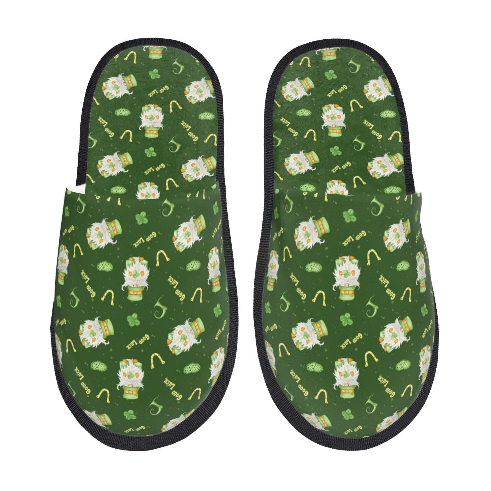 Jgfou St. Patrick's day 6 Print Womens Cozy Memory Foam Slippers Soft ...