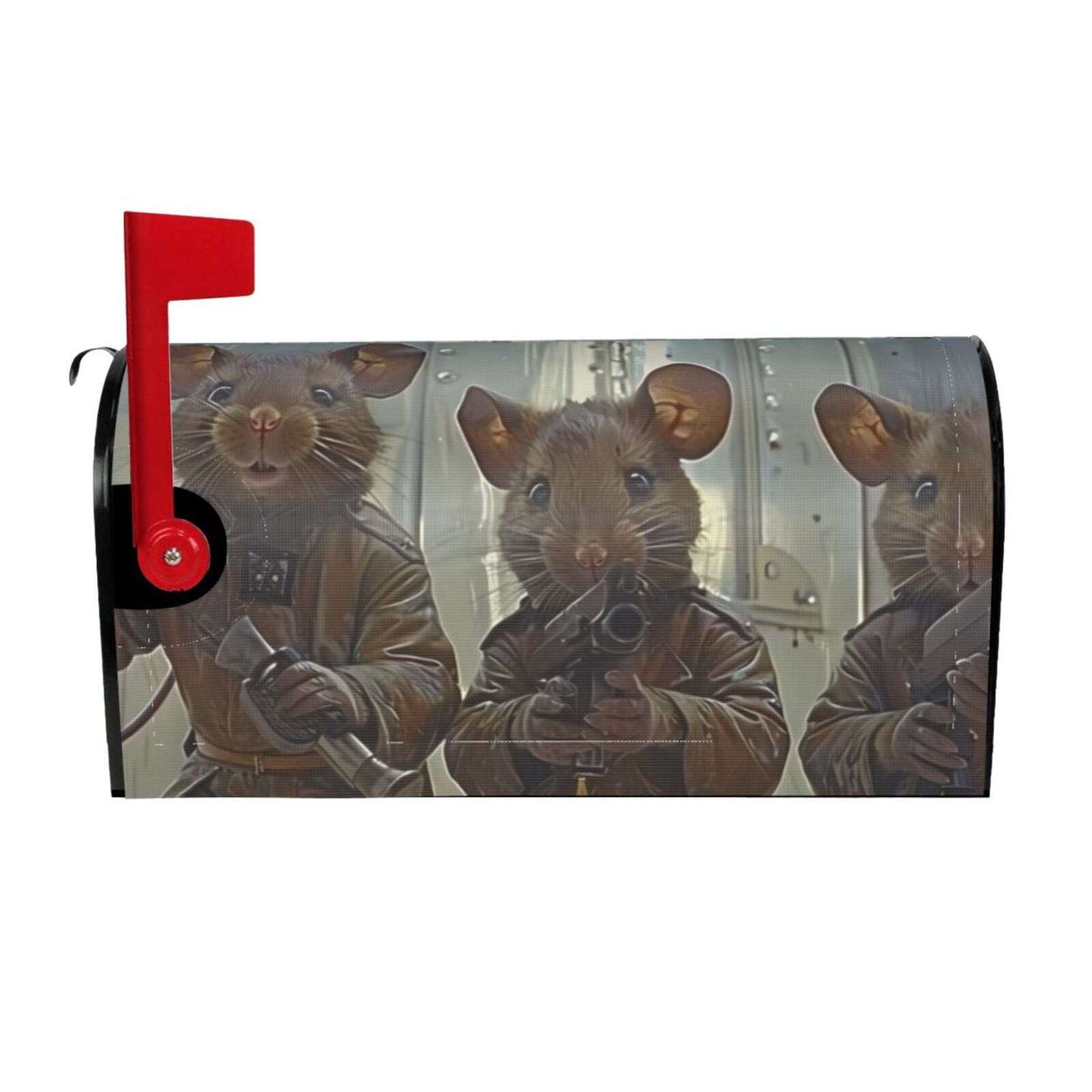 Jgfou Steampunk Space Mice Warriors Mailbox Covers Magnetic 21x18 in ...