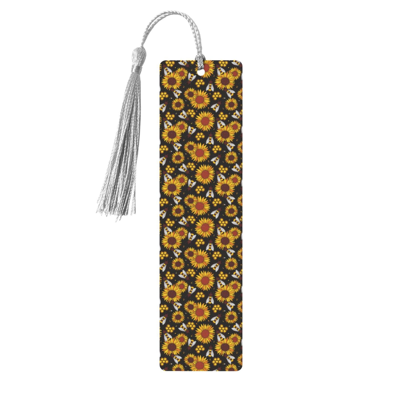 Jgfou Sunflowers And Bww Metal Bookmark Gift for Women Men Friends ...