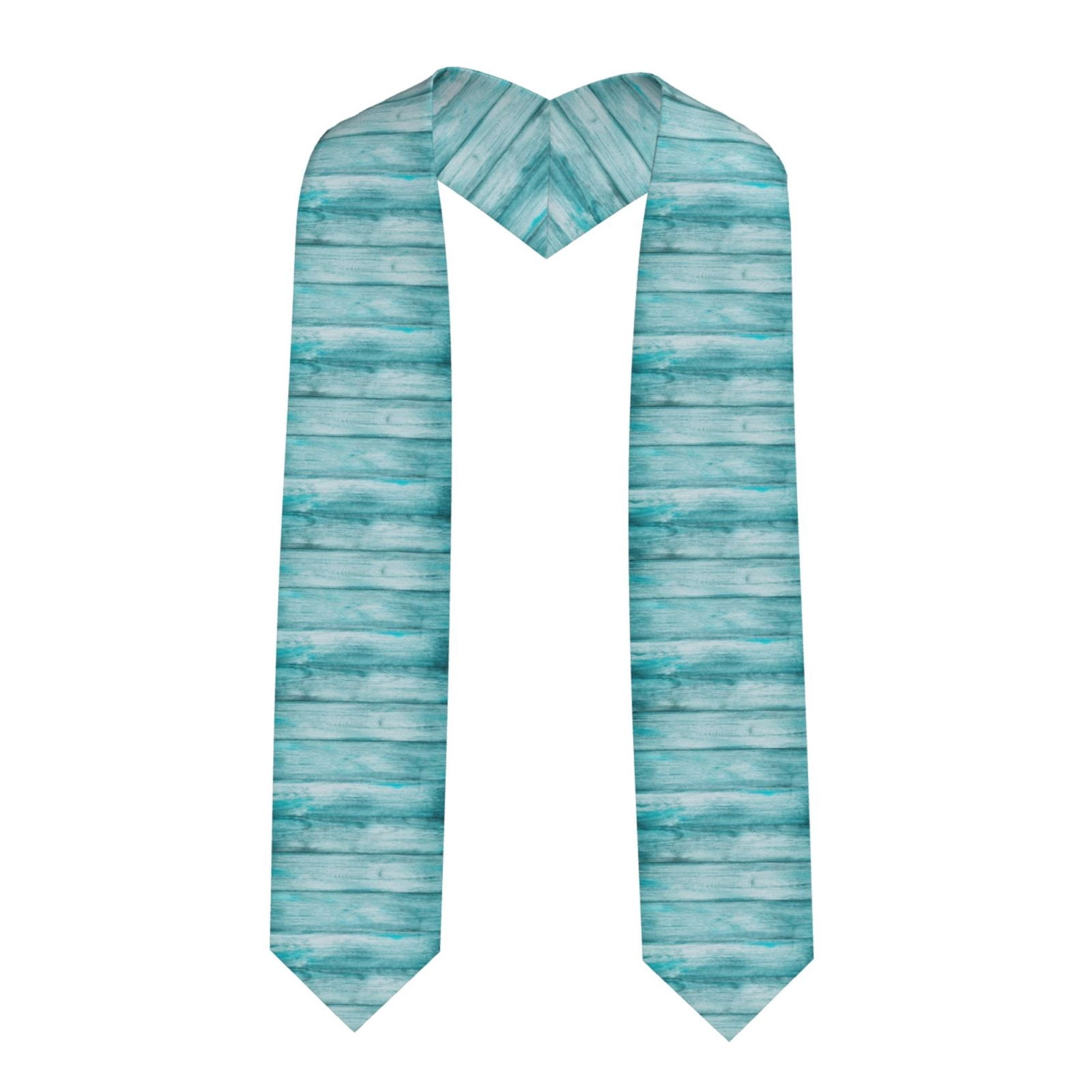 Jgfou Teal Turquoise Wood Print Graduation Stoles, Unisex Adult ...