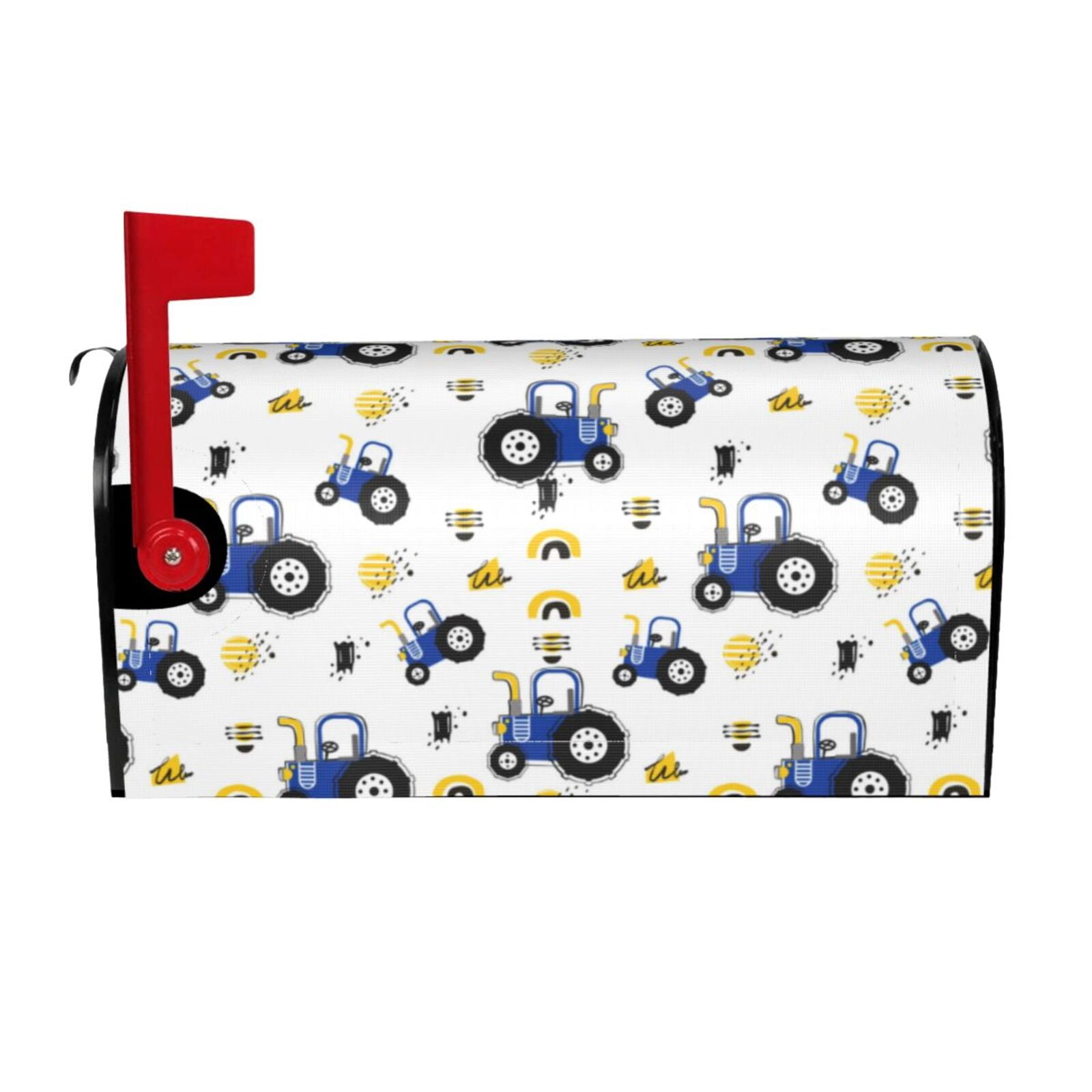 Jgfou Tractor And Vehicle Mailbox Covers Magnetic 21x18 in Mailbox ...