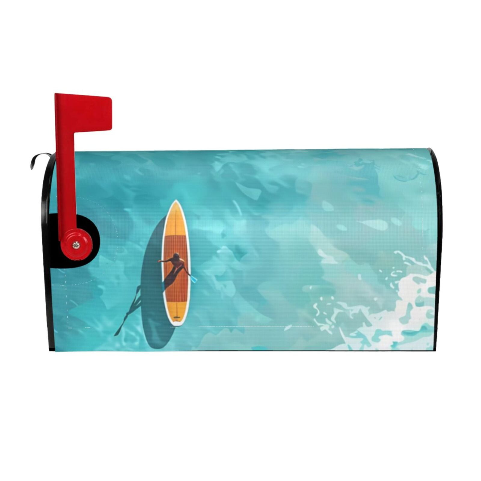 Jgfou Tranquil Ocean Canoe Journey Mailbox Covers Magnetic Mailbox ...