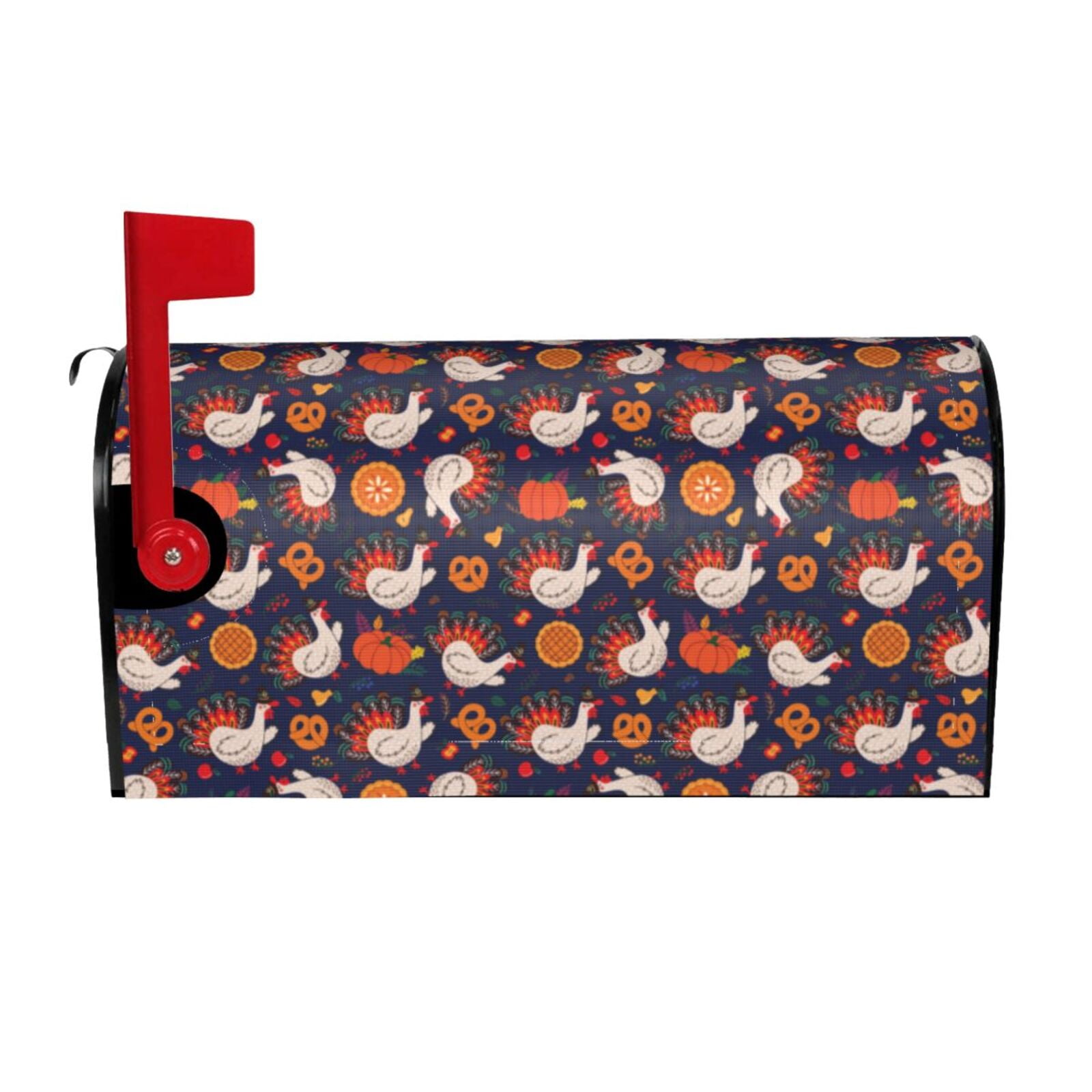 Jgfou Turkey And Thanksgiving Mailbox Covers Magnetic 25.5x21 in ...