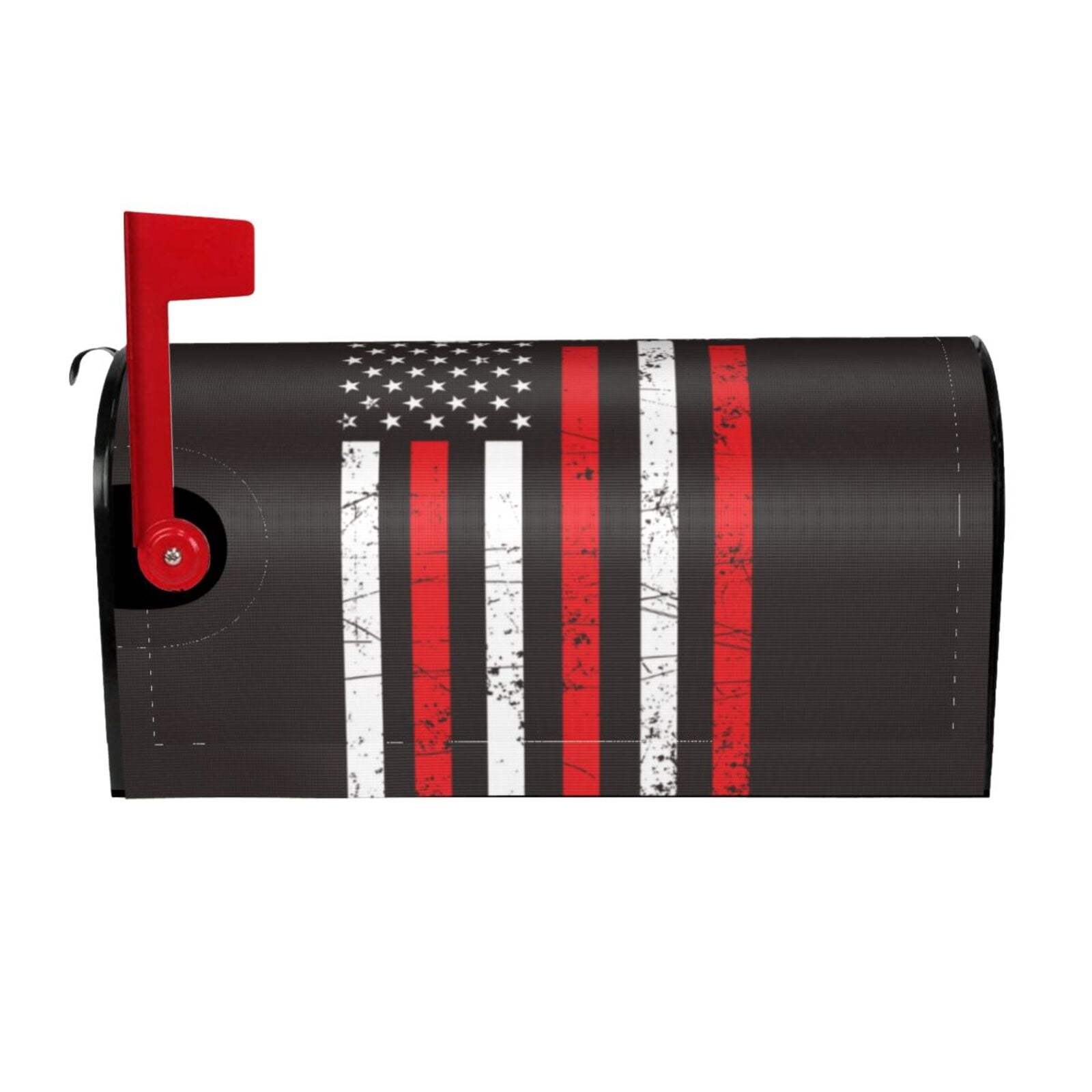 Jgfou USA Flag Cross Mailbox Covers Magnetic 25.5x21 in Mailbox Wraps ...