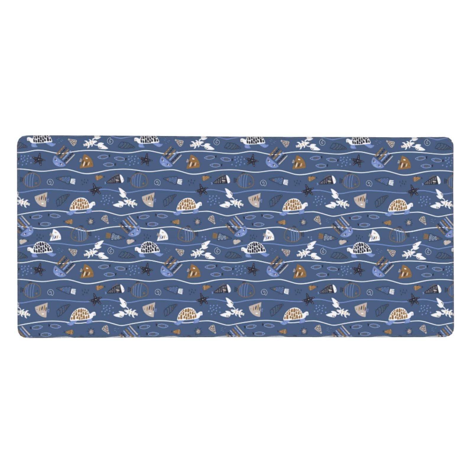 Jgfou Underwater World Animals Pattern 16x35.5in in Large Gaming Mouse ...