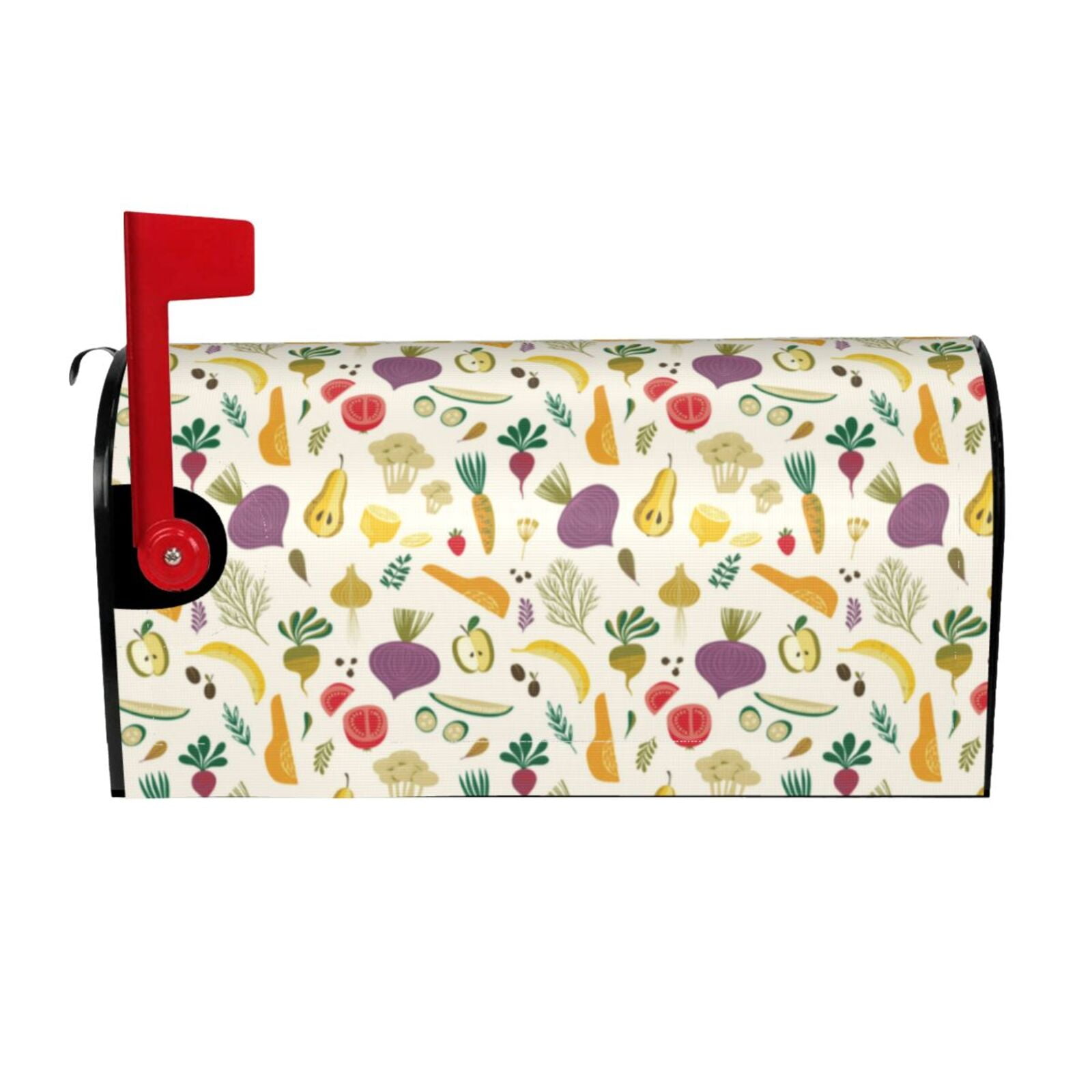 Jgfou Vegetable Mailbox Covers Magnetic 21x18 in Mailbox Wraps Post ...