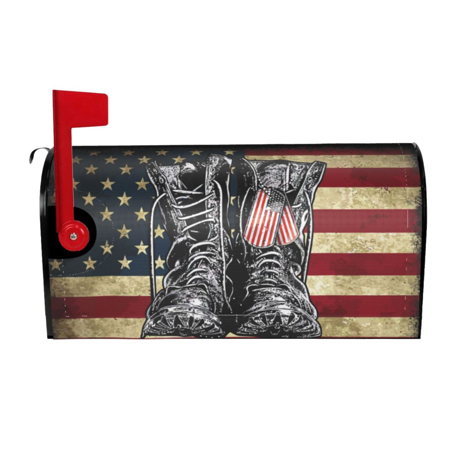 Jgfou Veterans Day1 Mailbox Covers Magnetic 21x18 in Mailbox Wraps Post ...