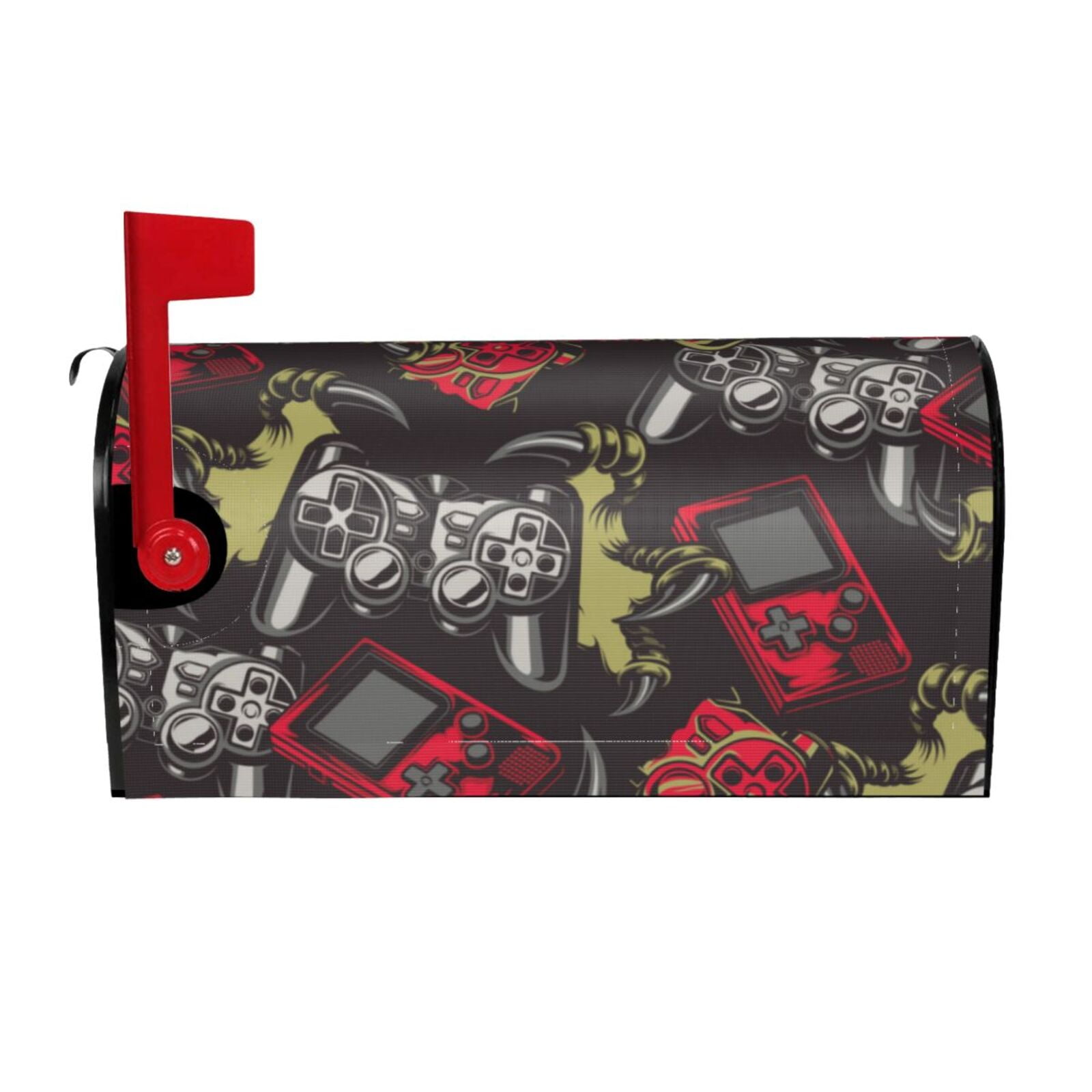 Jgfou Vintage Gaming Mailbox Covers Magnetic 21x18 in Mailbox Wraps ...