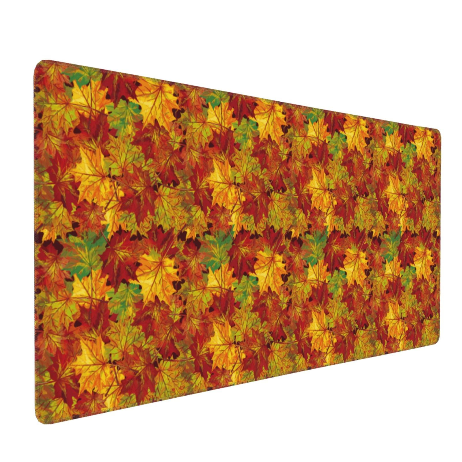 Jgfou Vintage maple leaf autumn Print Large 16x35.5in Mouse Pad ...