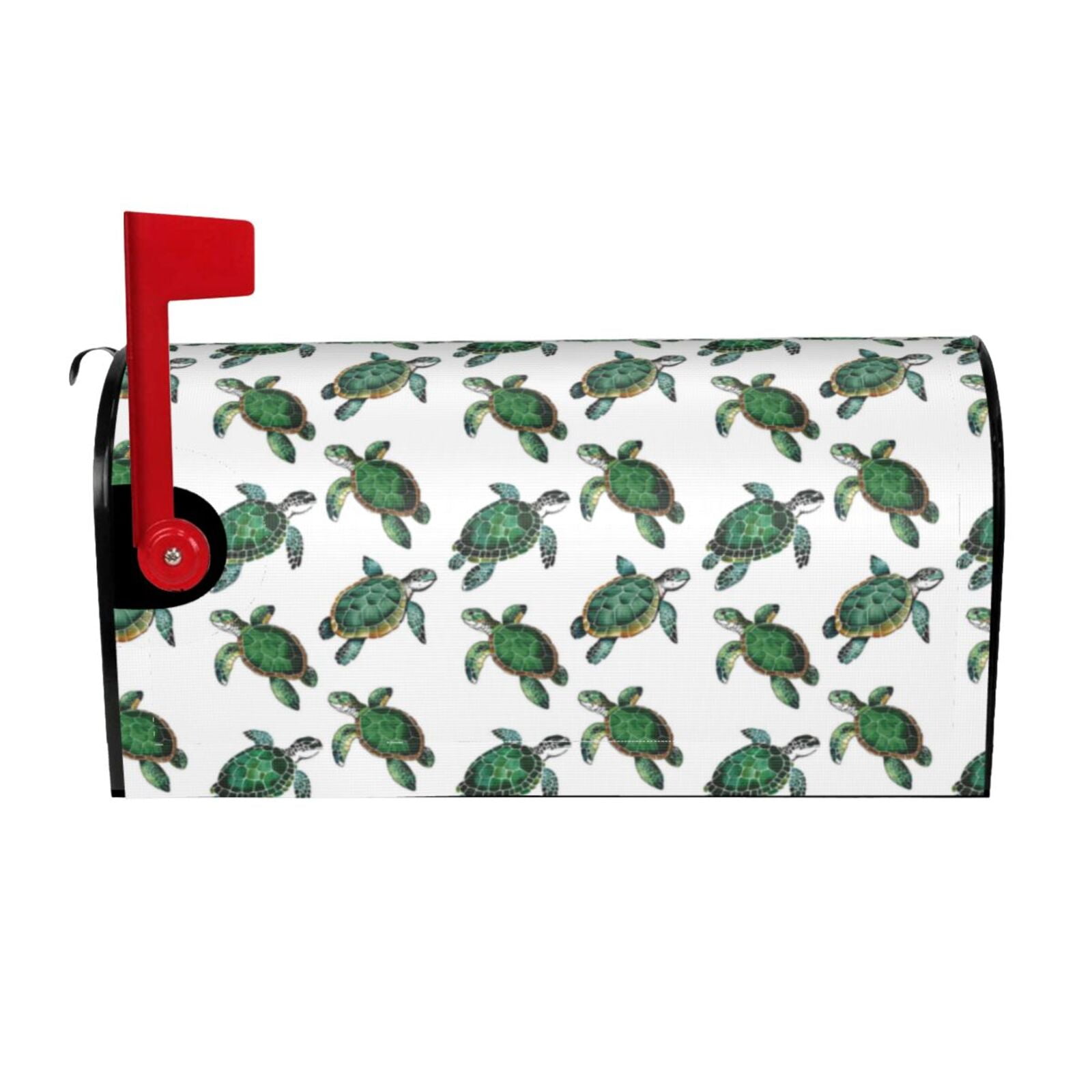 Jgfou Watercolor Turtle Mailbox Covers Magnetic 21x18 in Mailbox Wraps ...