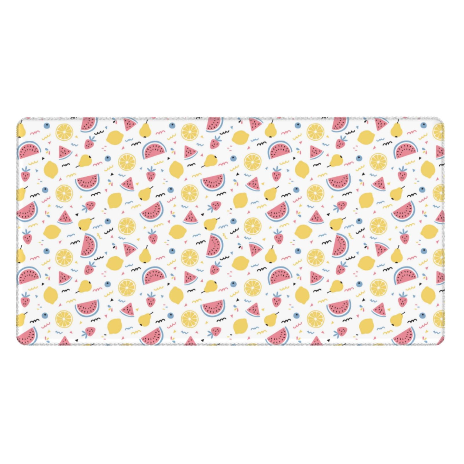 Jgfou Watermelon And Lemon Style Large Gaming Mouse Pad Desk Mat Long ...