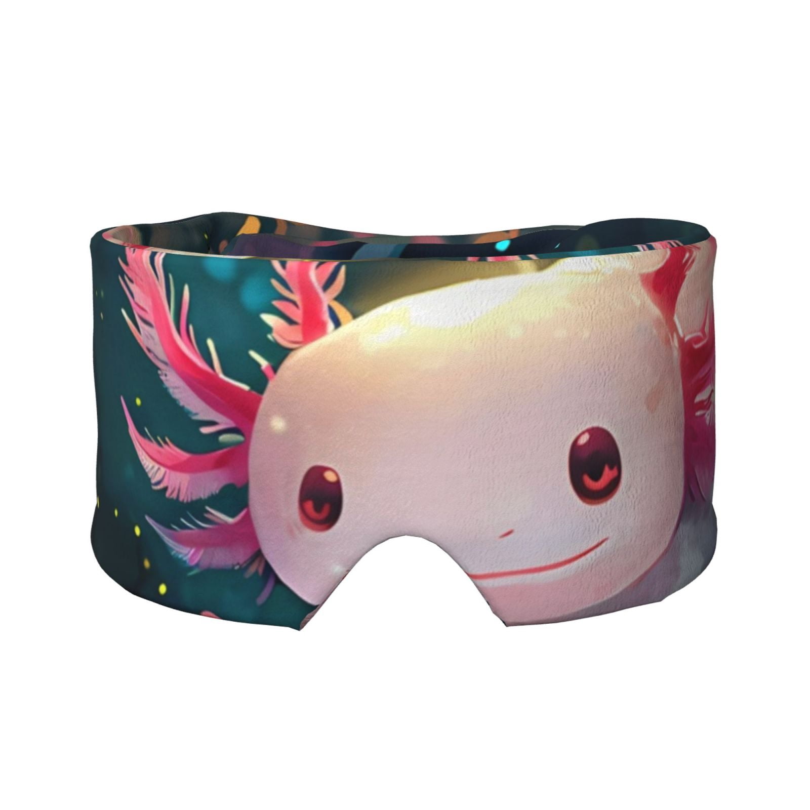 Jgfou Whimsical Axolotl Fantasy Print Sleep Mask for Men Women,Sleep ...