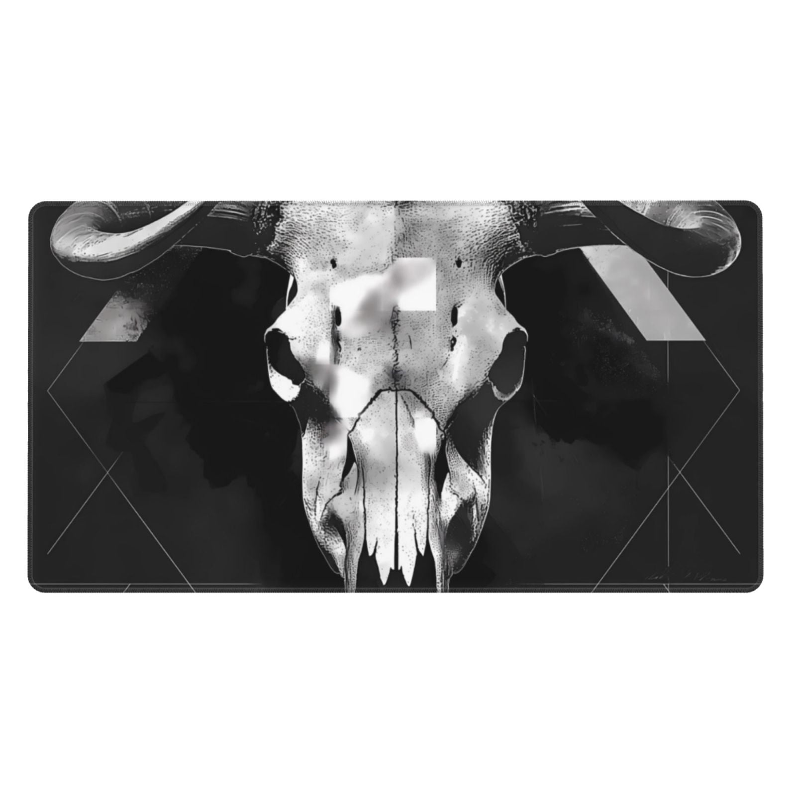 Jgfou White Black Sheep skull Style Large Gaming Mouse Pad Desk Mat ...