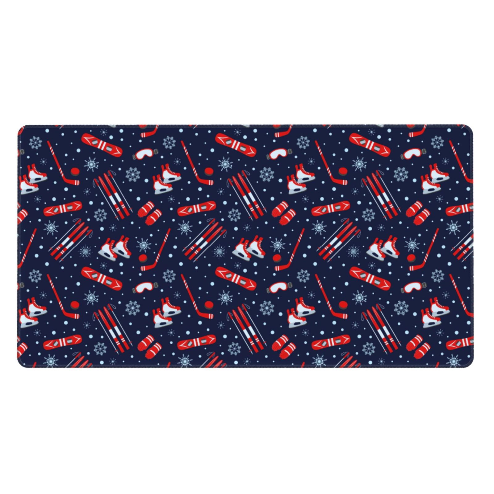 Jgfou Winter Sports Fun Pattern Style Large Gaming Mouse Pad Desk Mat ...