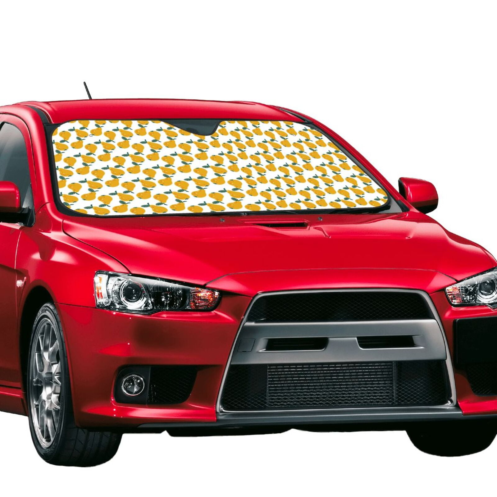 Jgfou Yellow Pears Pattern Windshield Sun Shade,Car Front Window Shades ...