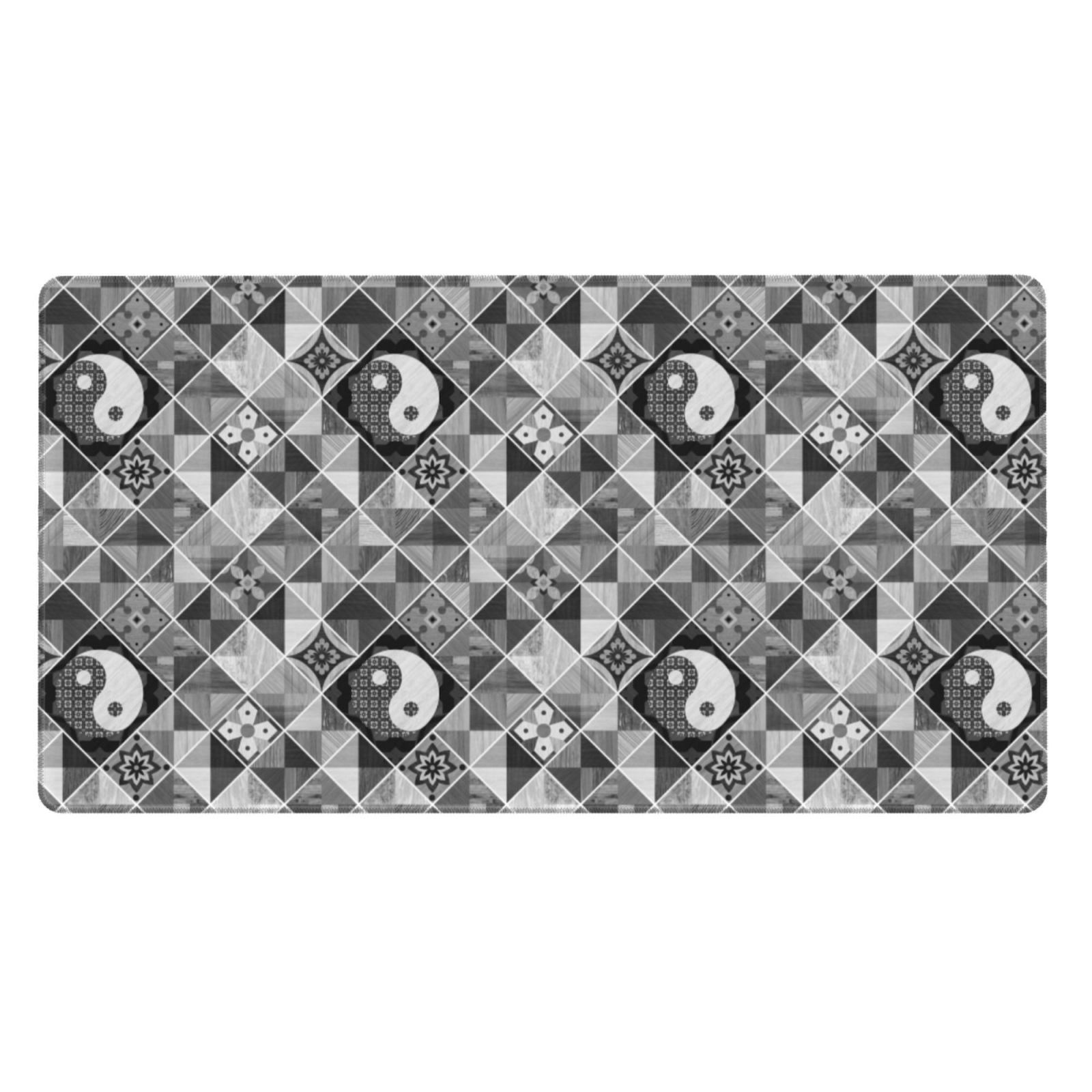 Jgfou Yin Yang With Black And White Style Large Gaming Mouse Pad Desk ...