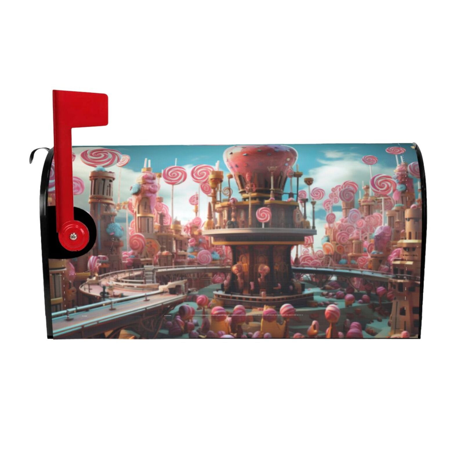 Jgfou fairy-tale-world-with-delicious-candy Mailbox Covers Magnetic ...