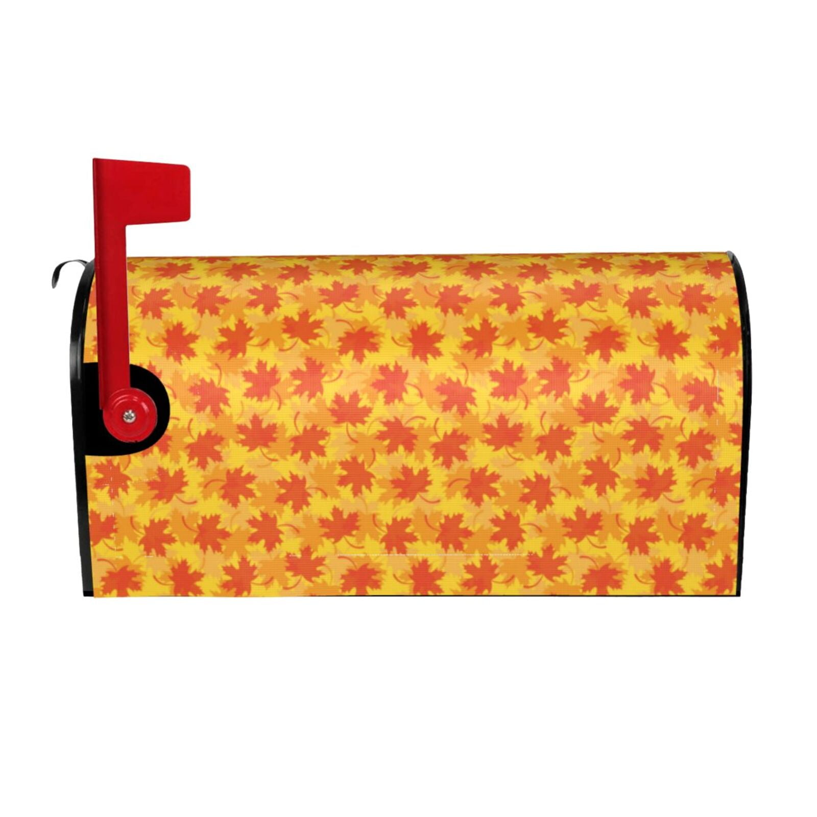 Jgfou fall retro maple leaf Mailbox Covers Magnetic Mailbox Wraps Post ...