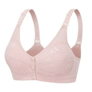 BLVB Bras for Women No Underwire Wide Straps Full Coverage Comfort Bra ...