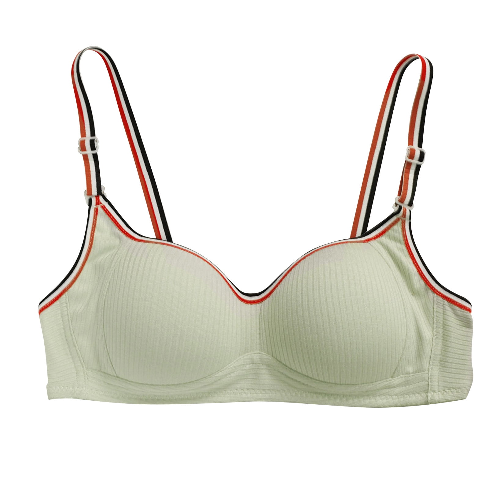 Jgppe Girls Wireless Bras Push up Shape Color Block Full Coverage ...