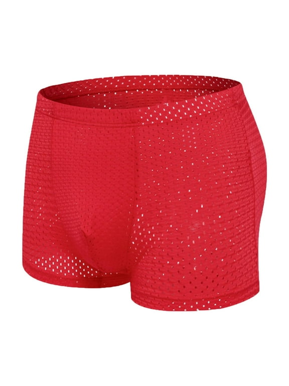 Athletic Works Men's Ultra Lite Mesh Boxer Brief Set, Boxer Briefs ...