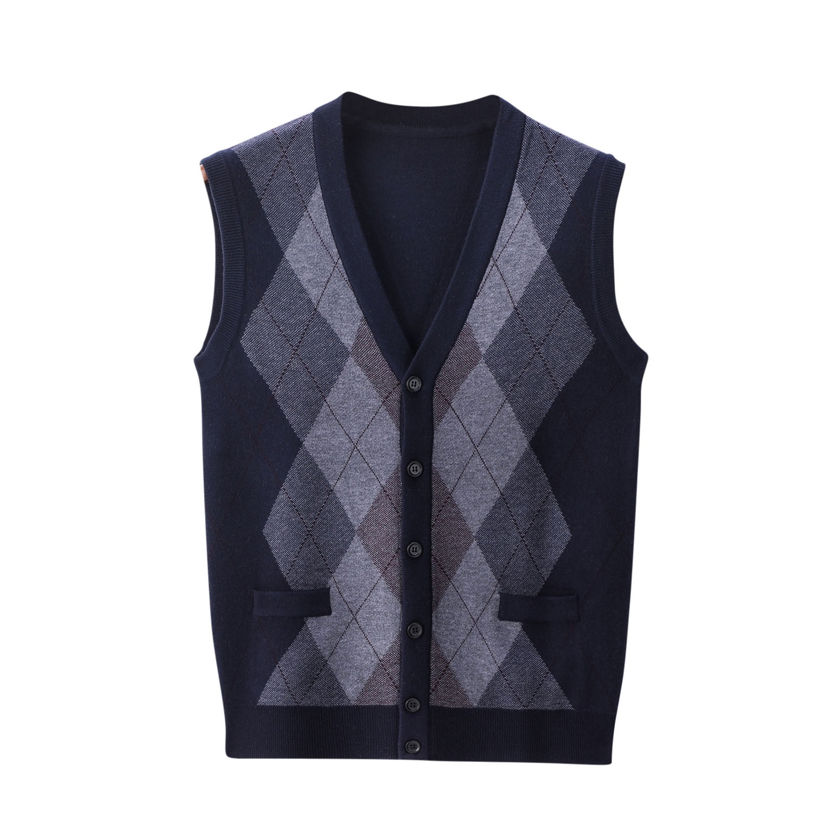 Jgppe Mens Sweater Vest Button up Sleeveless Plaid Print Knit V Neck ... Jgppe Mens Sweater Vest Button up Sleeveless Plaid Print Knit V Neck ...