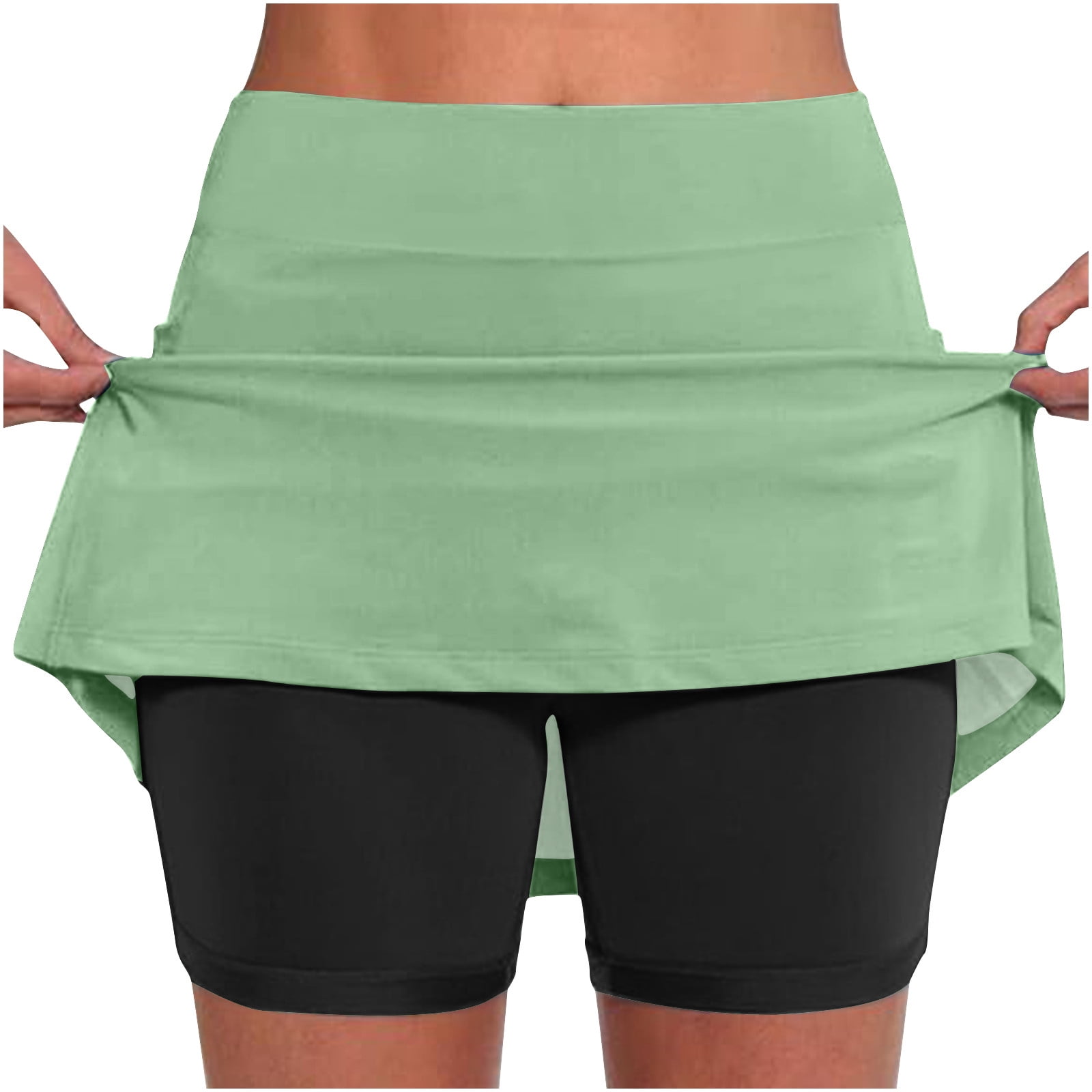 Jgppe Womens Lightweight Skort High Waist Athletic Skorts A-Line Summer ...