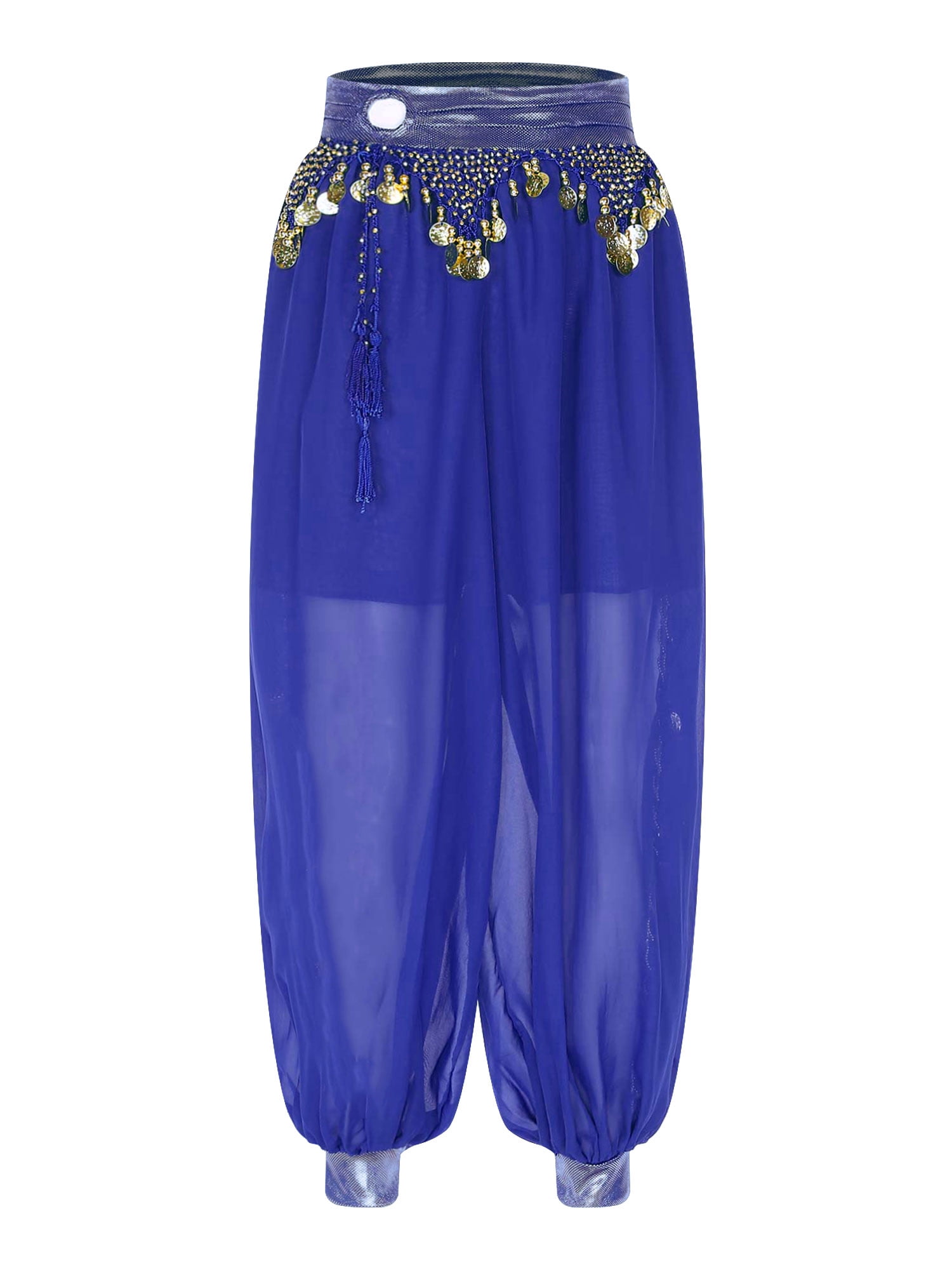 Jhaoyu Womens Belly Dance Pants Baggy Harem Pants Indian Dance Costume ...