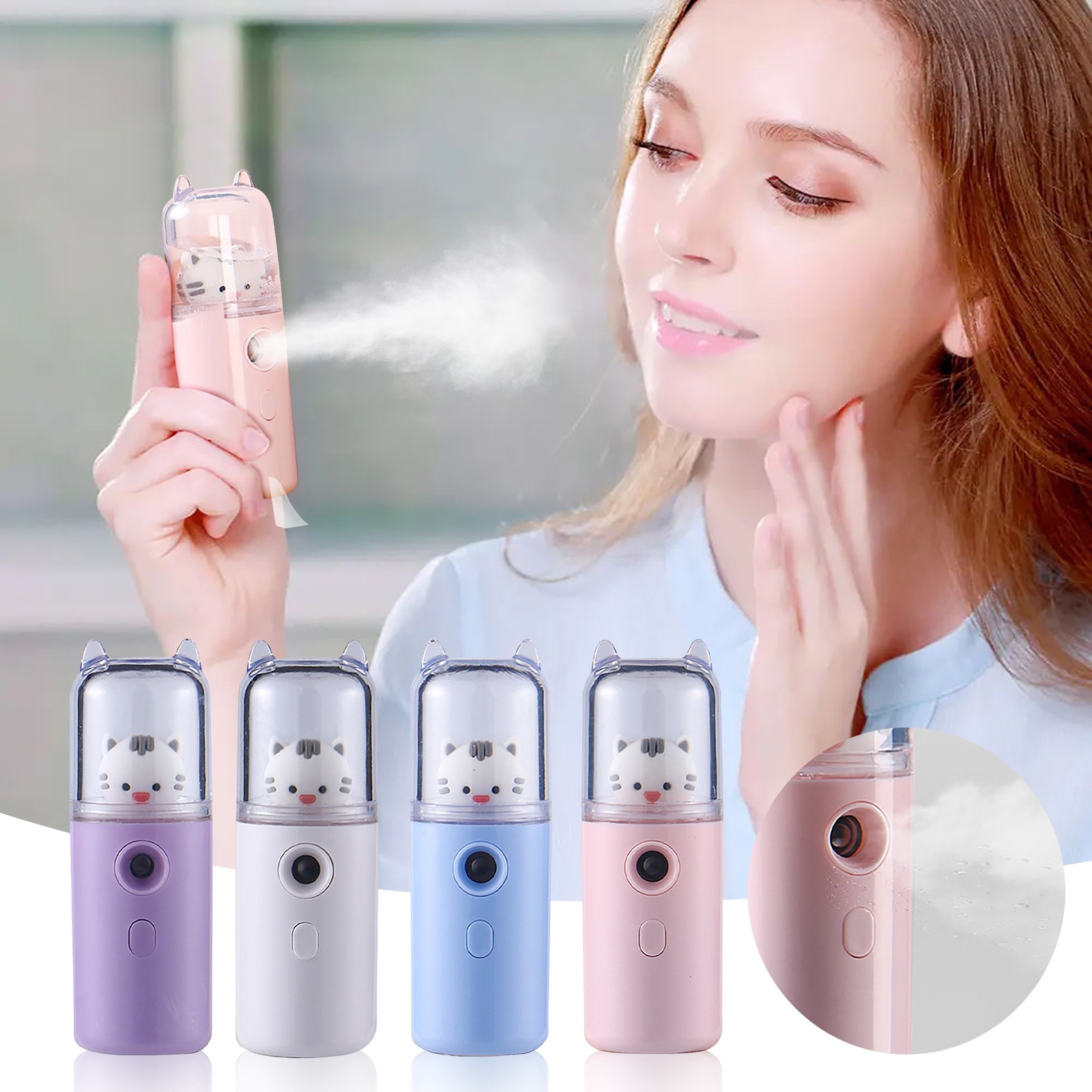 Jhbxhhd Clearance！ Facial Mister New Cartoon Cute Pet Water ...