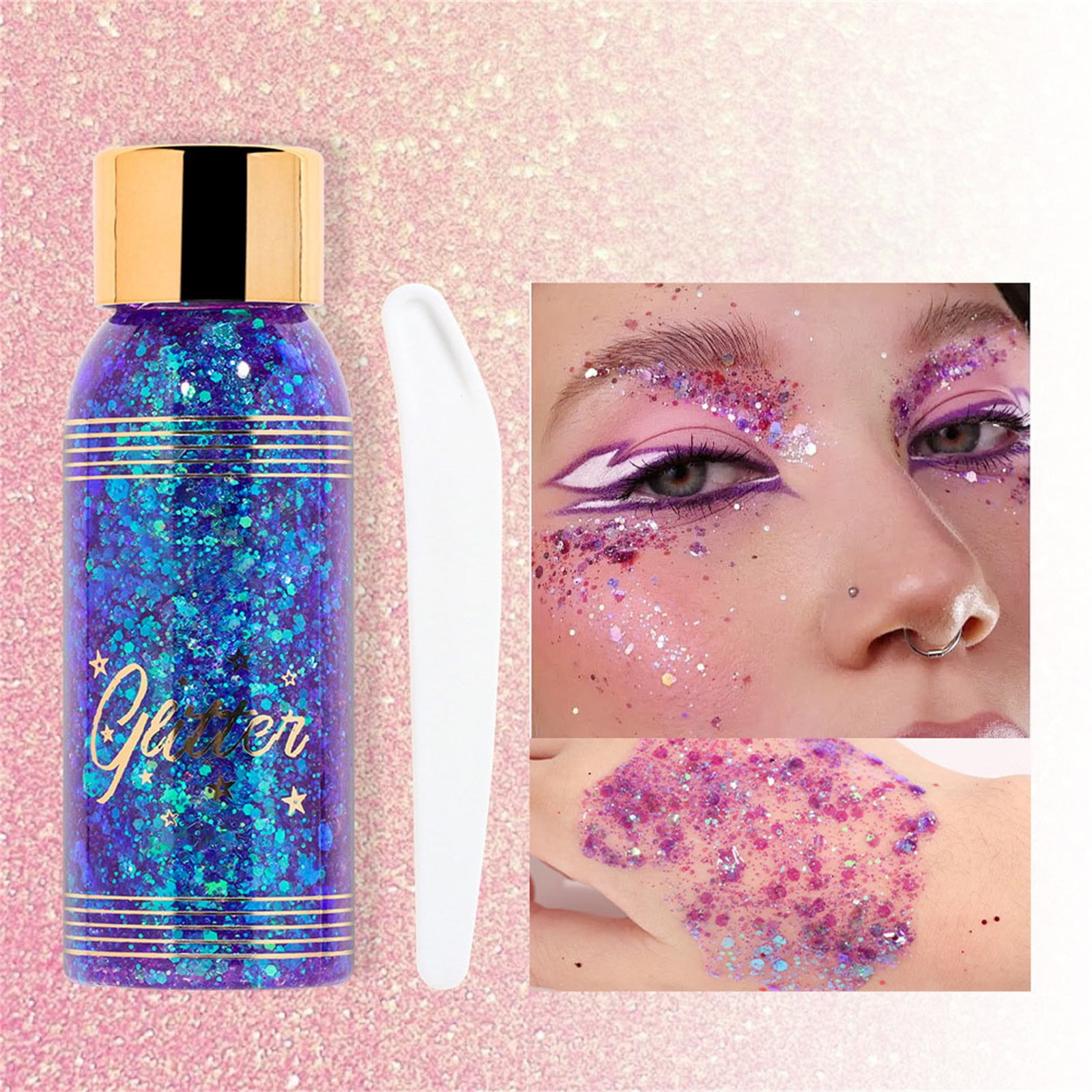 Jhbxhhd Clearance Shimmer Eyeshadow Glitter Eye Shadow Sequin Gel Scale
